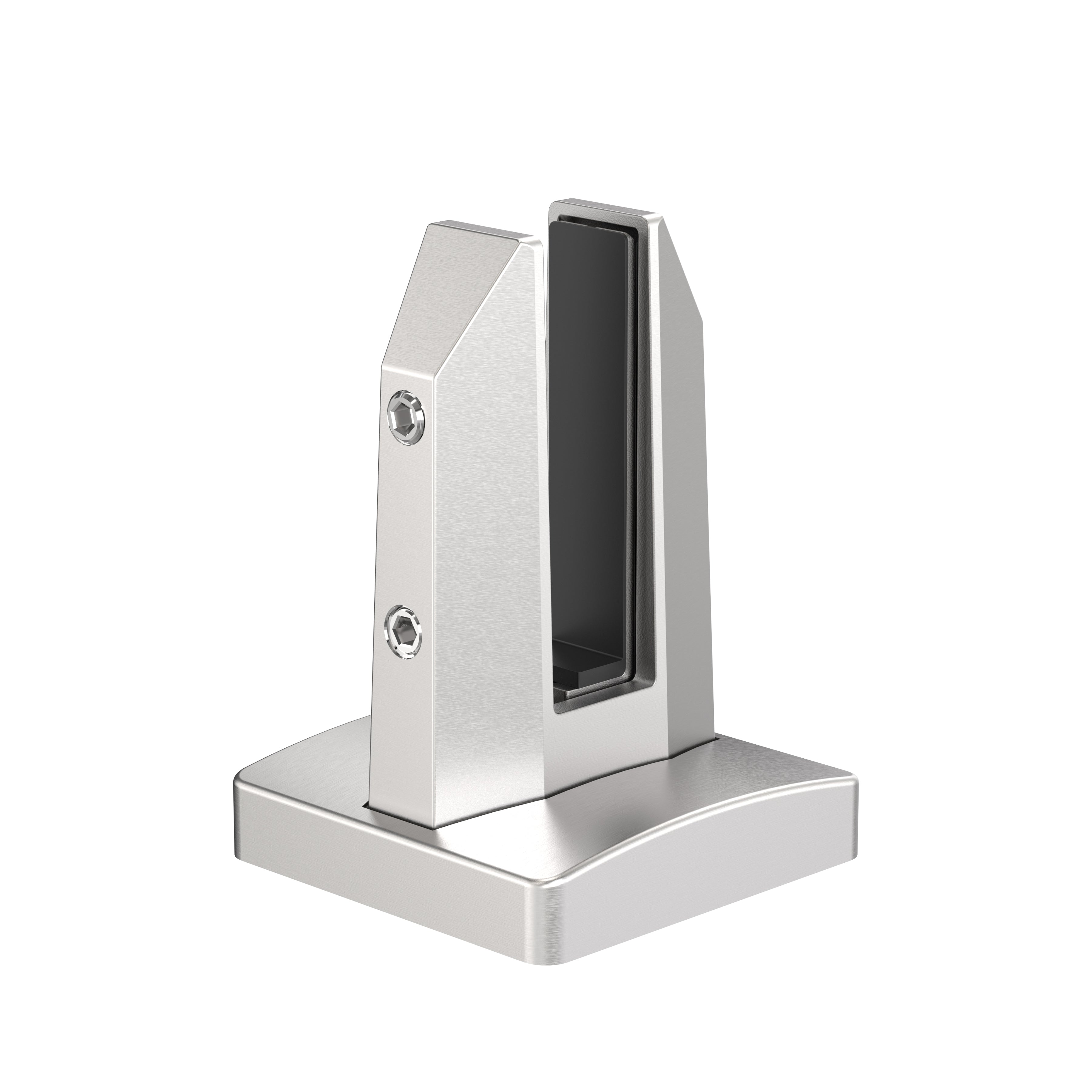 Tilt-lock Square Baseplate Spigot XL - For Glass Thicker Than 11/16 in ...