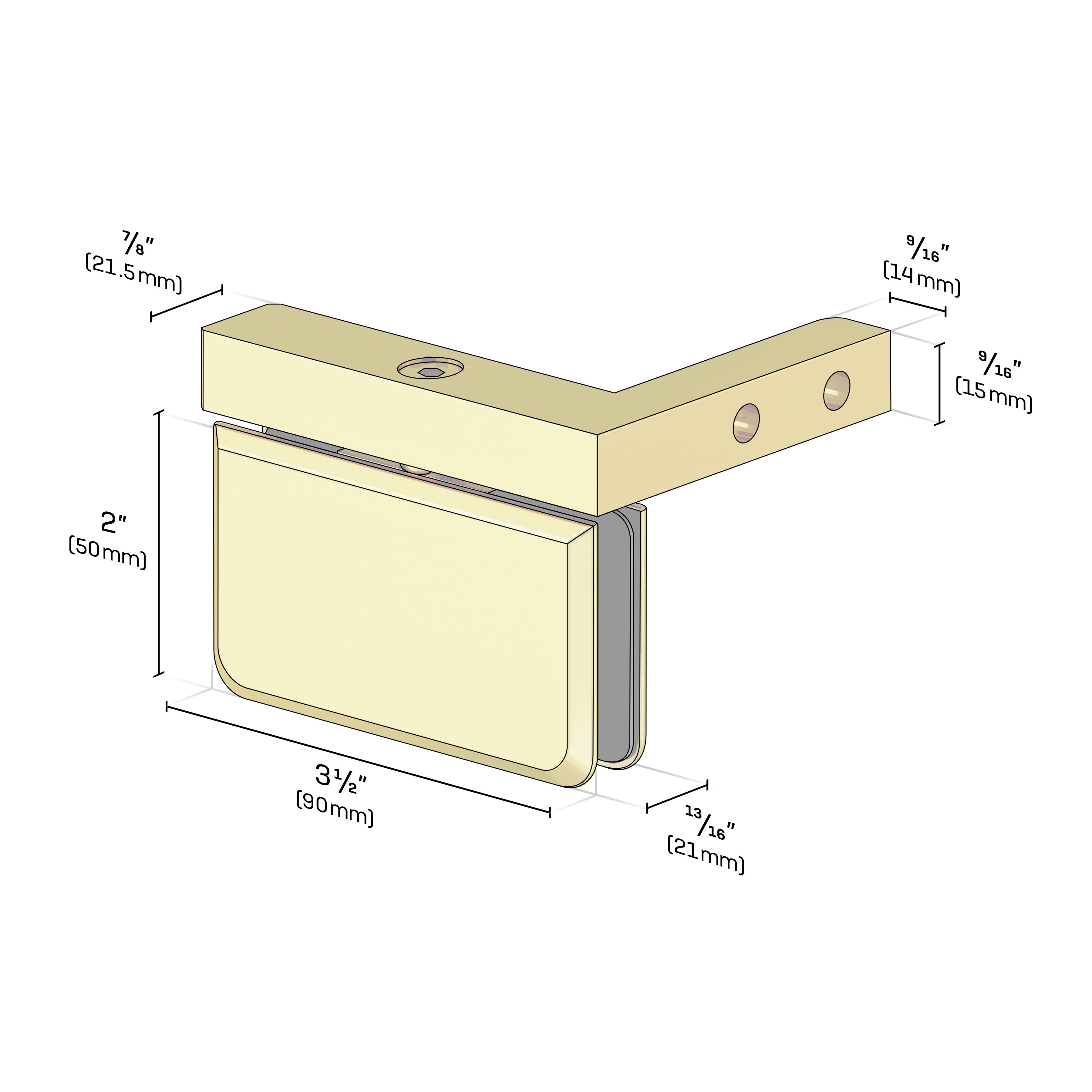 Righthand Mount Pivot Hinge – Future Glass LLC